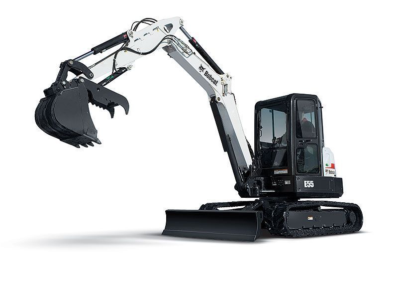 Excavadora compacta Bobcat E55 - JRA MAQUINARIA - Venta y Alquiler de Maquinaria BOBCAT